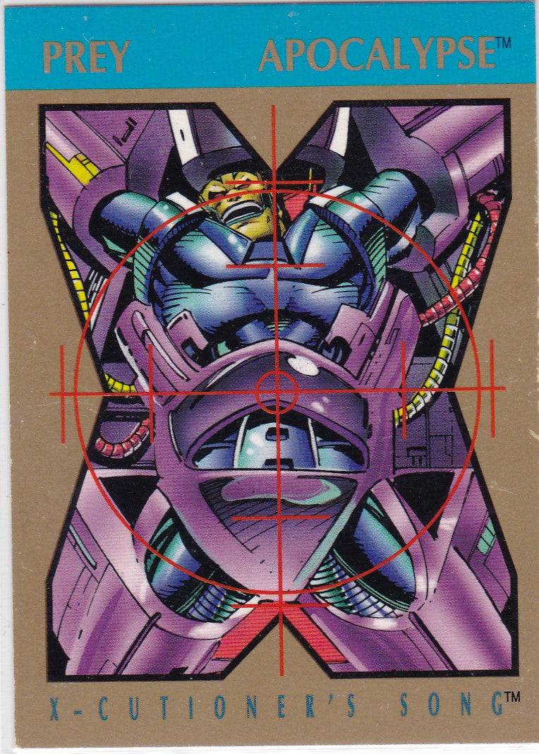 1992 Marvel X-Cutioner's Song Stryfe's Strike File Promo Card Apocalyp ...