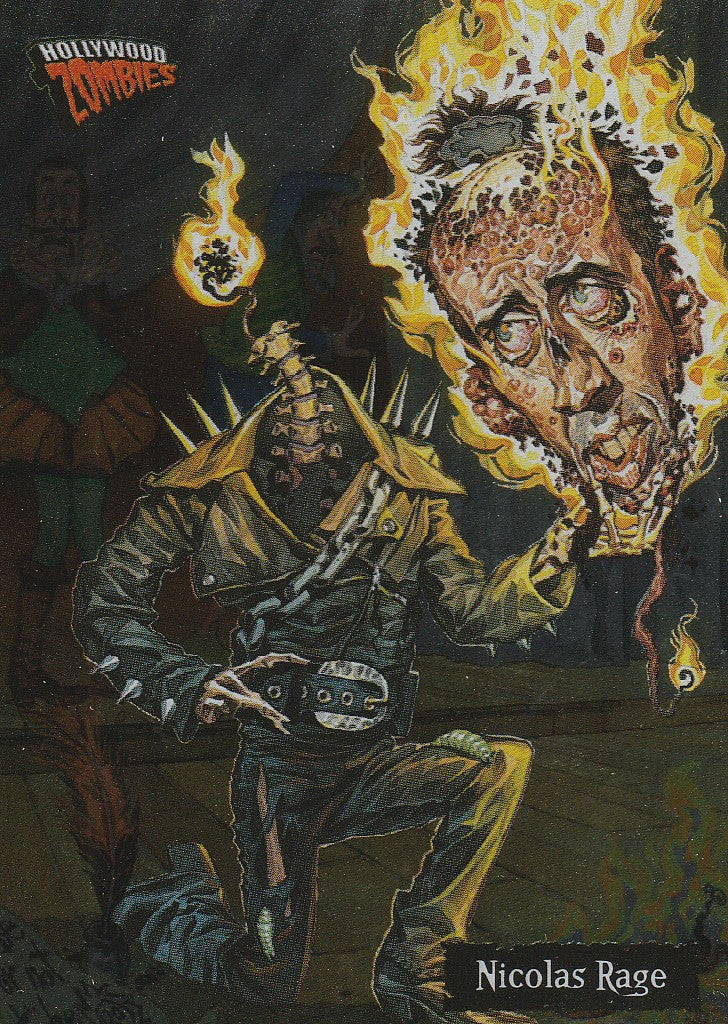 Topps Hollywood Zombies Nicolas Rage card 47 Foil Parallel – Grants ...