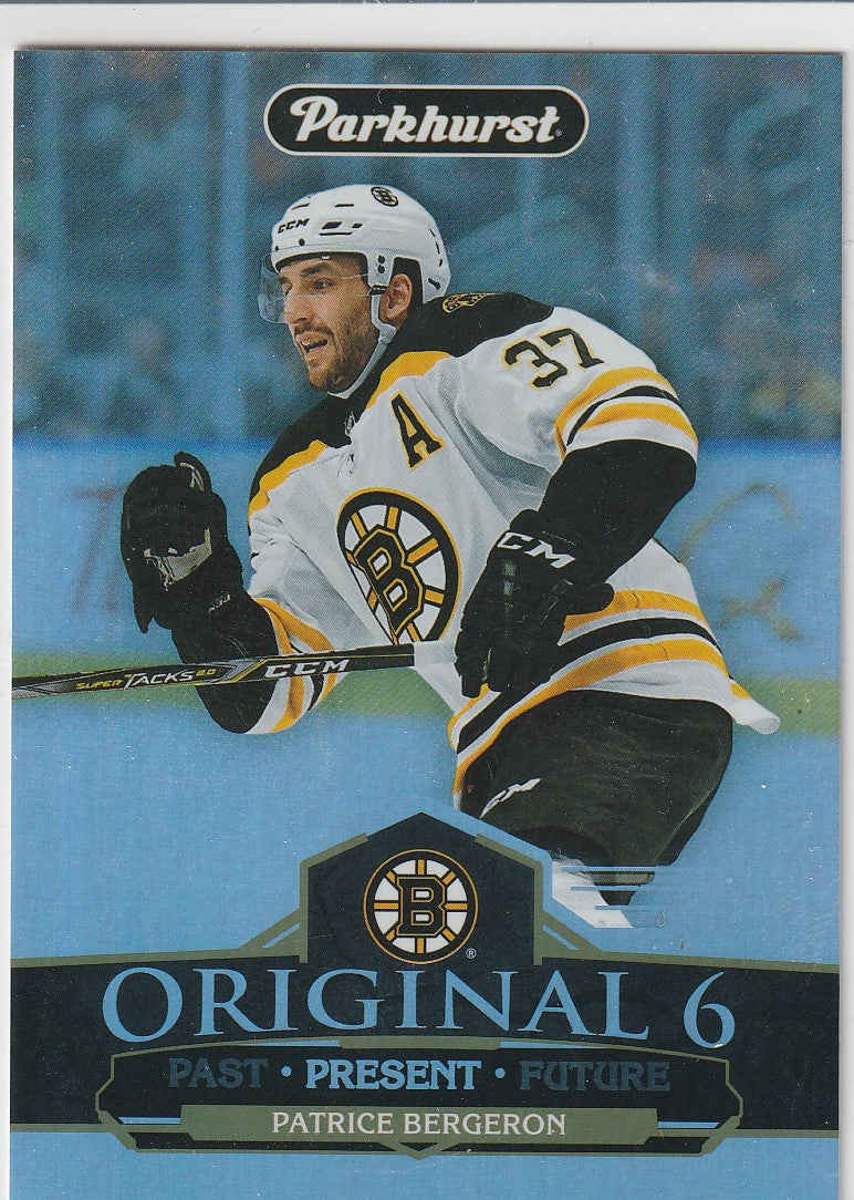 Patrice Bergeron 2018-19 Parkhurst Original 6 card O6-8 – Grants Cards ...